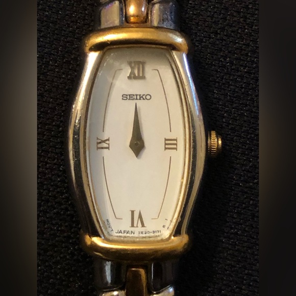 Seiko | Accessories | Seiko Lady Battery Stainless Steel Gold And ...